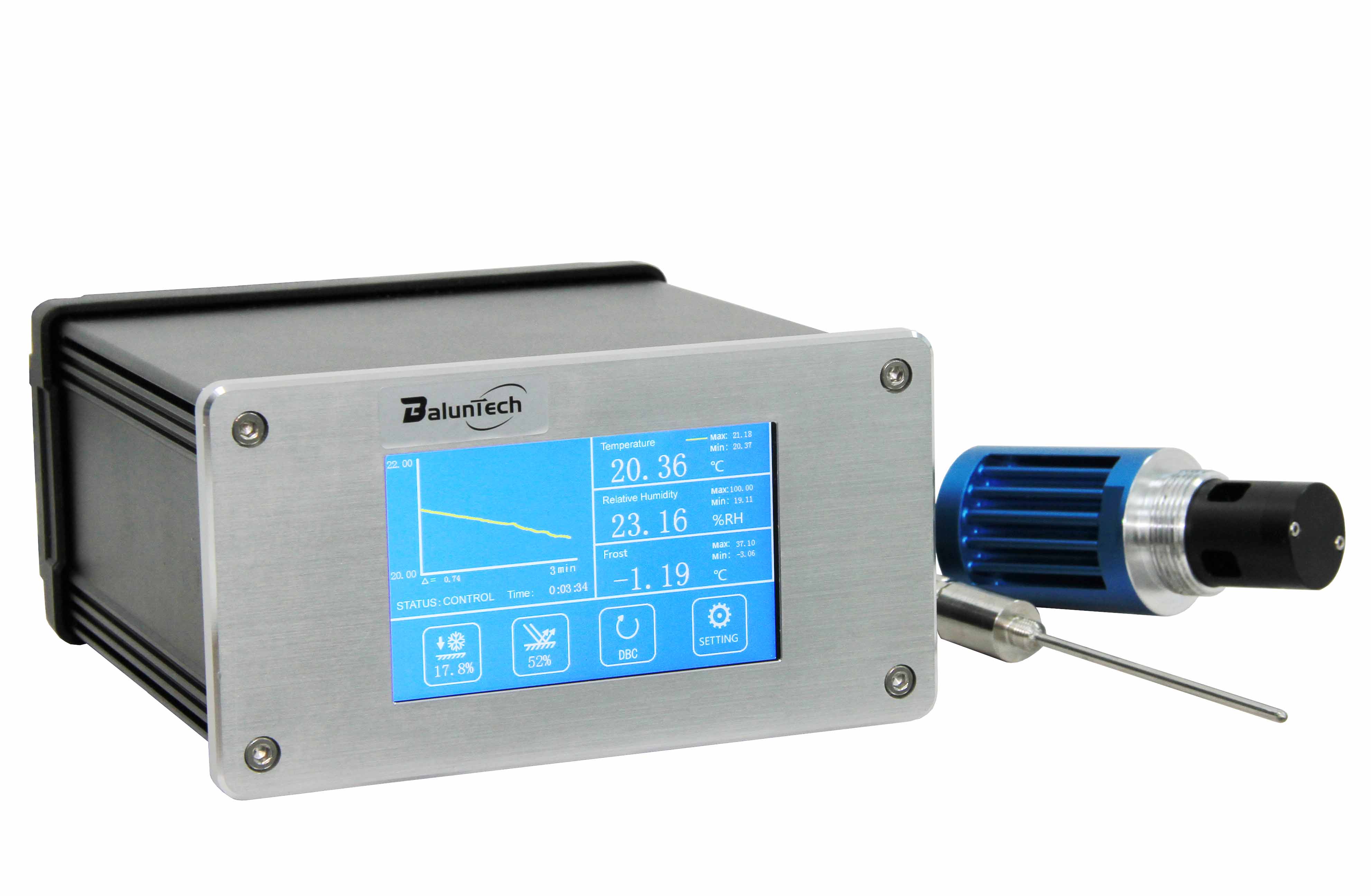 Chilled mirror hygrometer store